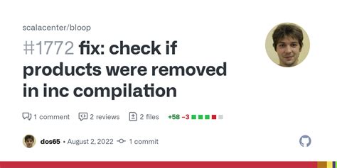 fix check if products were removed in inc compilation by dos65 · pull