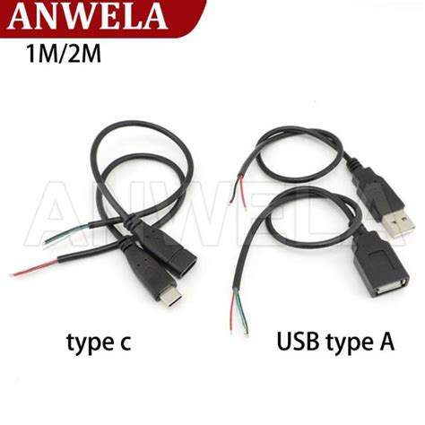 Anwela Shop 24 Pin Usb Female Jack Usb Type C Male Female Connector