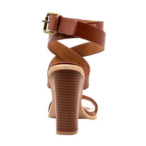 Womens Summer Pu High Heeled Ankle Strap Gladiator Sandals Zorket