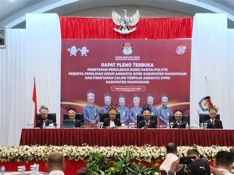 Ini Daftar 30 Calon Terpilih Anggota DPRD Kabupaten Manokwari Pemilu