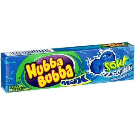 Hubba Bubba Max Sour Blue Raspberry Bubble Gum Usa Candy Factory
