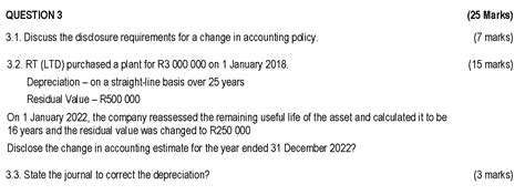 solved question 3 25 ﻿marks 3 1 ﻿discuss the disclosure