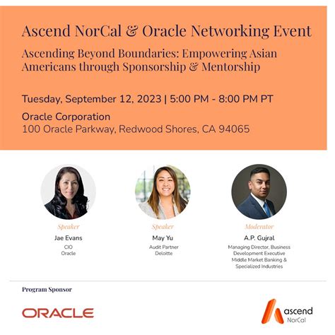 Ascend Norcal And Oracle Networking Event — Ascend