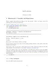 Hw01 Solution Pdf Hw01 Solution February 19 2020 1 Homework 1 Causality And Expressions