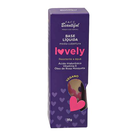 Base Líquida Lovely Face Beautiful Luxx Make Up