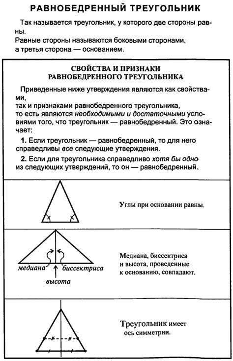 Равнобедренный и равносторонний треугольник Уроки математики