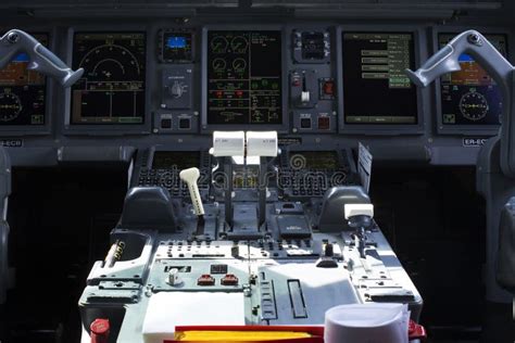 Inside View Of A Embraer Erj 190 Aircraft Cockpit The Capitain Place