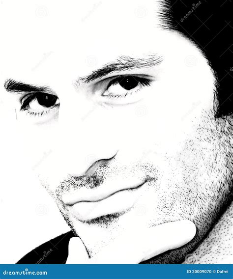 Retrato De Un Hombre Sonriente Joven Foto De Archivo Imagen De Modelo Joven