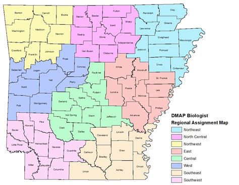 Dmap Region Assignment Map Final National Deer Association
