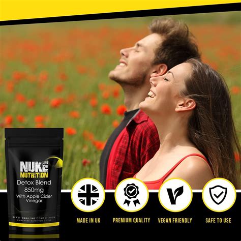 Nuke Nutrition Colon Cleanse 180 Capsules For Gut Health Detox