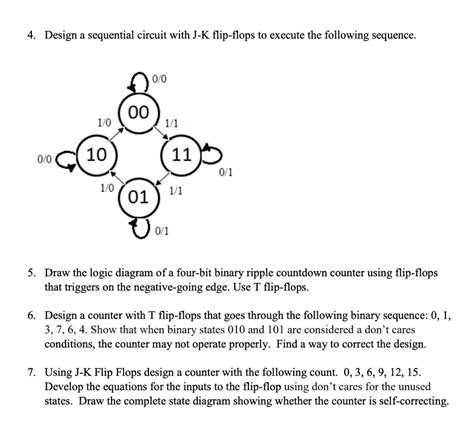 Design A Sequential Circuit Specified By The Below Table Using Jk Flip