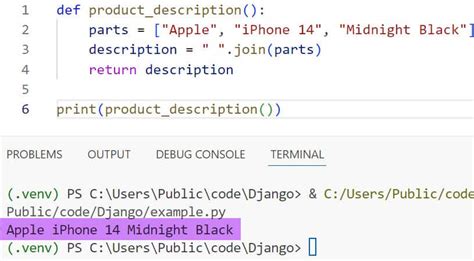 Concatenate Strings In Python Django