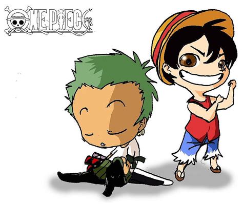 Zoro And Luffy Chibi