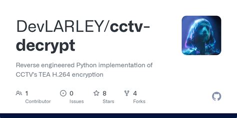 Github Devlarleycctv Decrypt Reverse Engineered Python Implementation Of Cctvs Tea H264