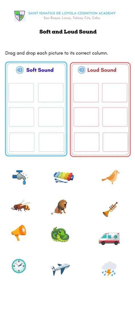 Soft And Loud S… Free Interactive Worksheets 427672