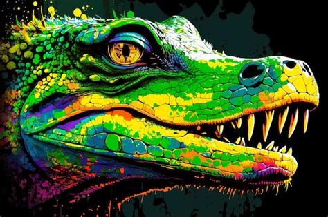 Imágenes De Arte Cocodrilo Descarga Gratuita En Freepik