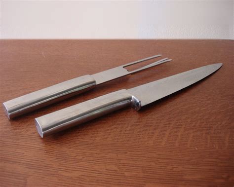 Boda Nova Sweden Modernist Vintage Carving Set Mikael