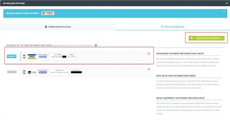 Update Payment Methods In Your Customer Zone Webafrica Knowledgebase