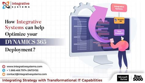 Dynamics 365 Consulting Services Integrative Systems