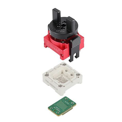 Emmc BGA107 IC Socket With F Interposer 11 5X13mm For Functional Test BGA Socket And Emmc Socket