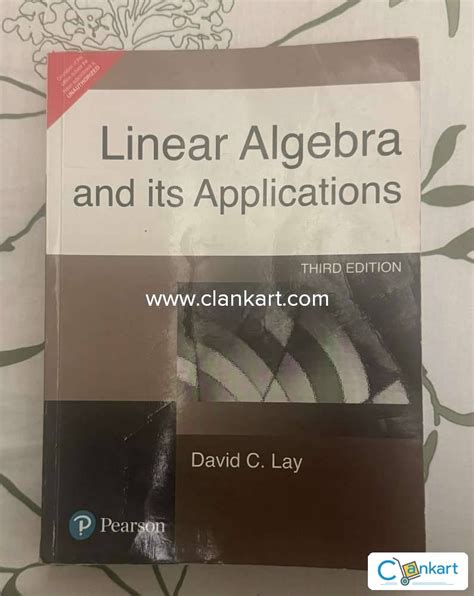 Buy Linear Algebra And Its Applications Book In Excellent Condition At