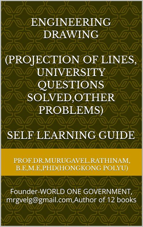 ENGINEERING DRAWING Projection Of Lines University Questions Solved