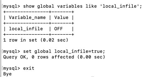 Mysql Csv파일 테이블에 Import 하기