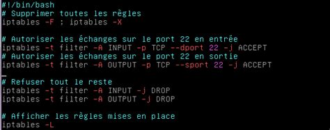 Autoriser Le Ssh Via Iptables Commandes Et Système It Connect