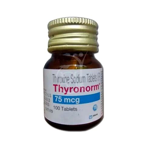Thyronorm 75 Exporter In India Jindal Medical Store