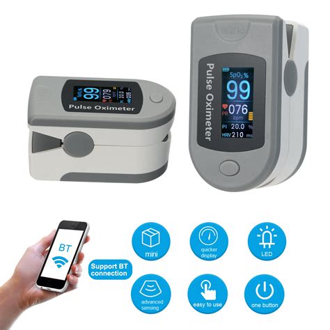 Mini Vingertop Pulsoxymeter Bluetooth Conection Ap Vicedeal