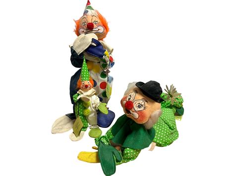 Lot 3 Vintage Annalee Dolls