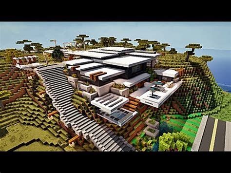 Mountain Modern House Minecraft Map