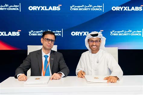 Uae Cyber Security Council And Edge Entity Oryxlabs Sign Mou To
