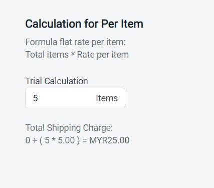 How To Set Up Flat Rate Per Item Shipping Method SiteGiant Support Centre
