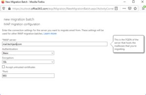 IMAP Migration To Office 365 Step By Step Migration Techijack