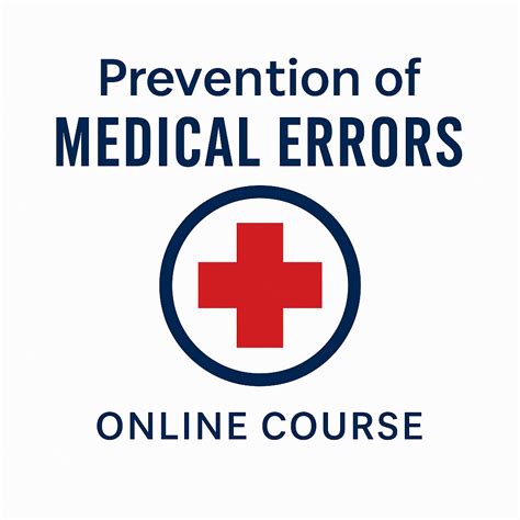 Prevention Of Medical Errors Course Professional Medical Educators