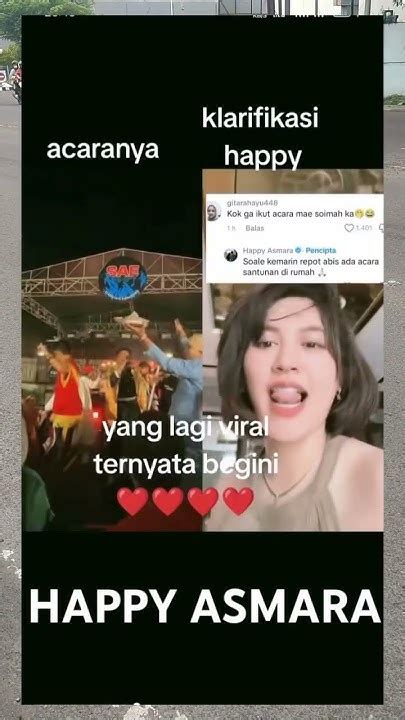 Alasan happy gak ikut acara SAE #shortvideo #viralvideo #shorts #fyp #happyasmara - YouTube
