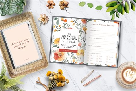 Free Fall Self Care Reflection Journal Hygge Self Care Patti Fagan