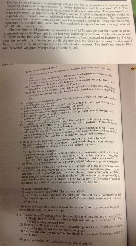 Need The Solutions To Chapter Minicase From Chegg
