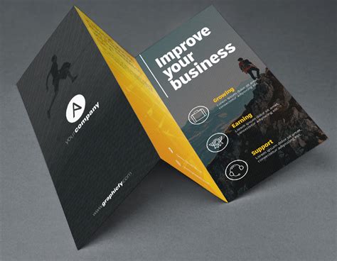 Tri Fold Brochure Template Psd Brochure Templates Graphicfy