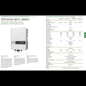 Jual CHINT CPS SCA5KTL SM EU Solar PV Inverter 5KW Jakarta Indo