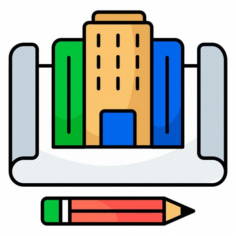 Construction Map Blueprint Engineering Plan Prototypeicons Icon Download On Iconfinder