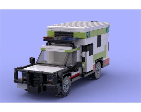 Lego Moc Queensland Ambo Ute By Absolutelegobuilds Rebrickable