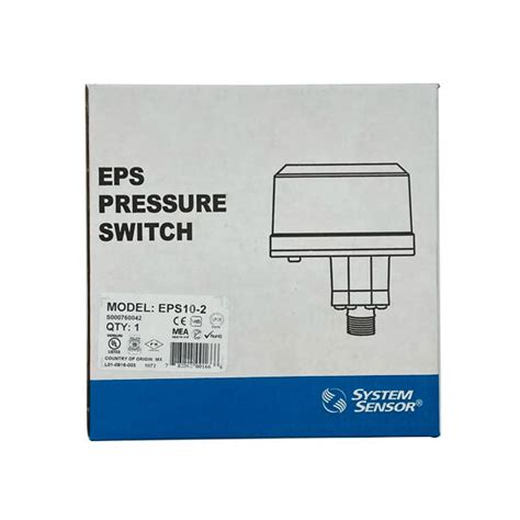 System Sensor Eps10 2 Eps Pressure Switch