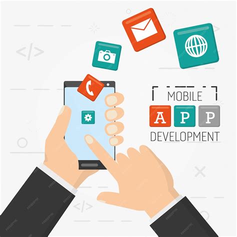 Free Vector Mobile App Development