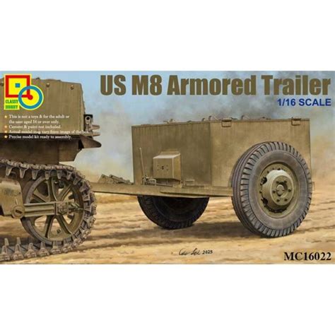 Us M8 Armoured Trailer 116 Mc16022 Classy Hobby