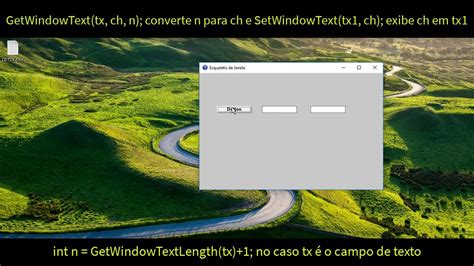 Linguagem C GetWindowTextLength YouTube