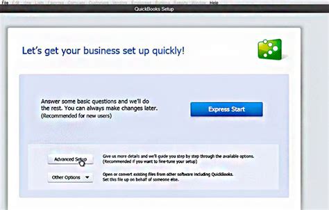 Creating A Company File In Quickbooks Pro 2013 Simon Sez It