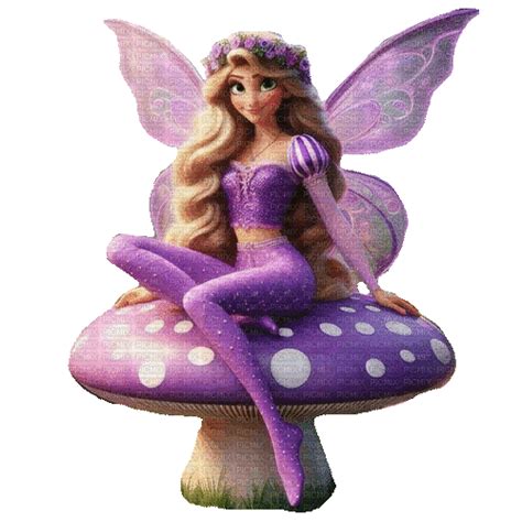 Rapunzel Rapunzel Fairy Herbst Lila  Animado Gratis Picmix