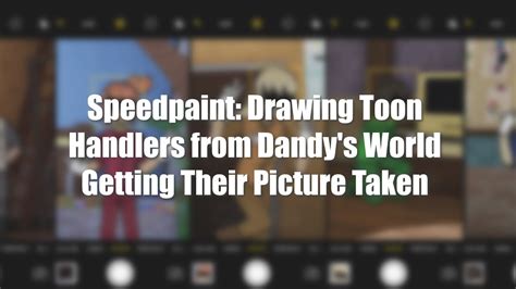 Drawing Toon Handlers From Dandy S World Getting Their Picture Taken
